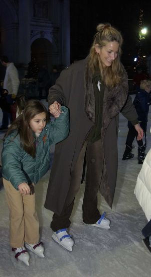 Lisa Butcher Her Daughters Olivia Amber Editorial Stock Photo - Stock ...