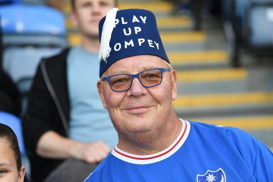 Portsmouth Fan Wearing Fez Editorial Stock Photo - Stock Image ...