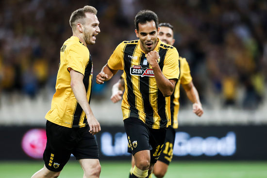 Rodrigo Galo Aek Fc C Celebrates Editorial Stock Photo - Stock Image ...