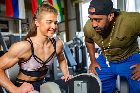 Emily Brand Trainer Rob Rinaldo Editorial Stock Photo - Stock Image ...