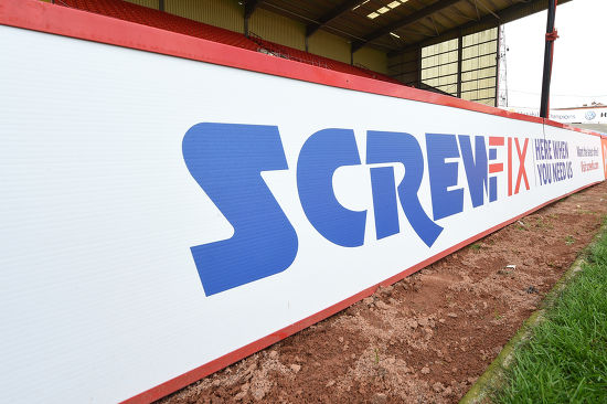 Screfix Branding Around Pitch Editorial Stock Photo - Stock Image ...
