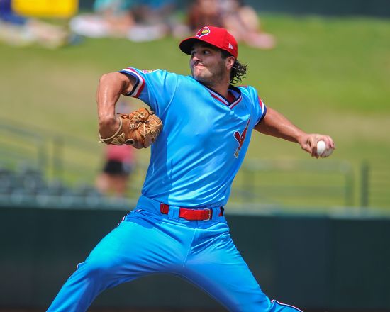 Memphis Pitcher Austin Warner 73 Action Editorial Stock Photo - Stock ...