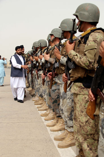 Yasin Khan Governor Helmand Province Shakes Editorial Stock Photo ...