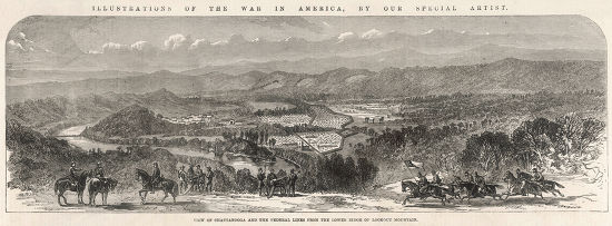 Panorama Federal Army Lines Tennessee River Editorial Stock Photo ...