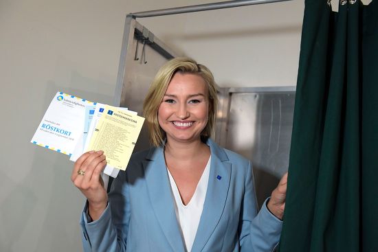 Swedish Christian Democrats Leader Ebba Busch Editorial Stock Photo ...