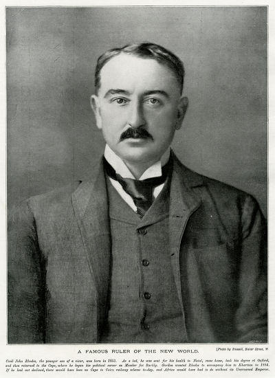 Cecil Rhodes 1853 1902 British Businessman Editorial Stock Photo ...