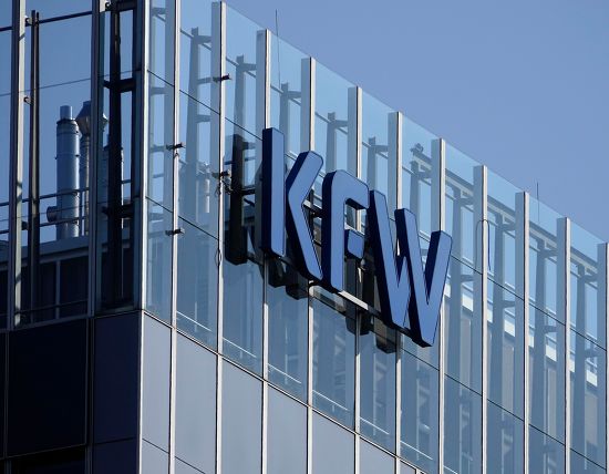 Signage Kfw Bank Frankfurt Main Germany Editorial Stock Photo - Stock ...