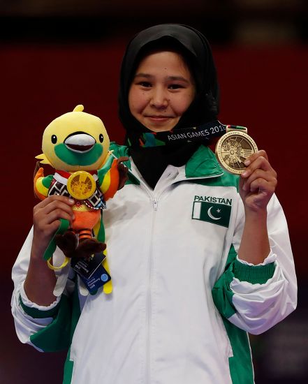 Nargis Pakistan Poses Her Bronze Medal Editorial Stock Photo - Stock ...