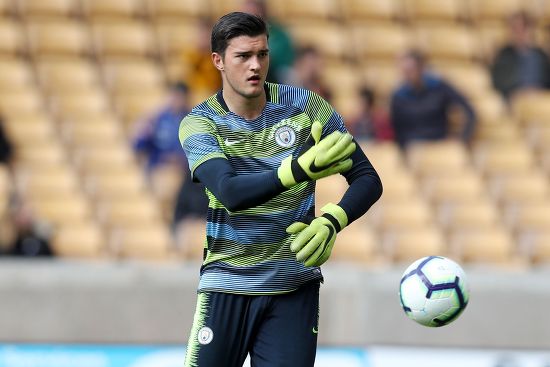 Manchester City Goalkeeper Arijanet Muric During Editorial Stock Photo ...