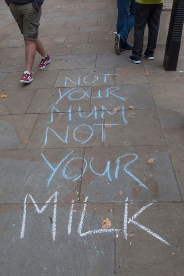 Chalk Message On Pavement Not Your Editorial Stock Photo - Stock Image ...