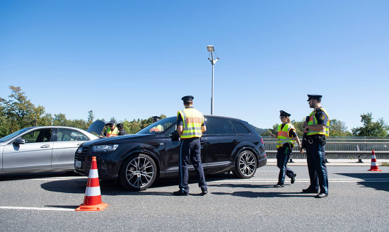 Bavarian Border Police Check Cars Control Editorial Stock Photo - Stock ...