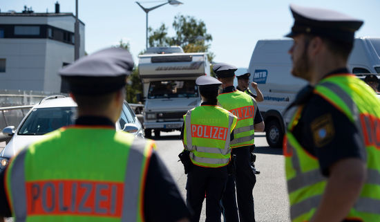 Bavarian Border Police Check Cars Control Editorial Stock Photo - Stock ...