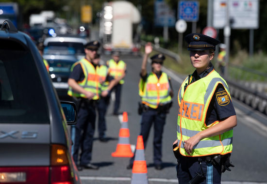 Bavarian Border Police Check Cars Control Editorial Stock Photo - Stock ...