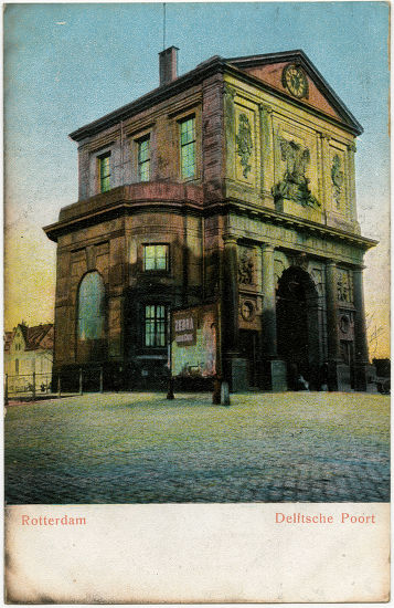 Netherlands Rotterdam Delft Gate Delftsche Poort Editorial Stock Photo ...