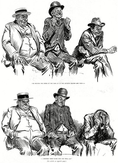 Cartoon Showing Three Spectators Baseball Match Editorial Stock Photo ...