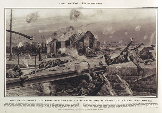 Lancecorporal Charles Jarvis Royal Engineers Winning Editorial Stock ...