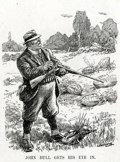Ww1 John Bull Illustrated Character Personification Editorial Stock ...
