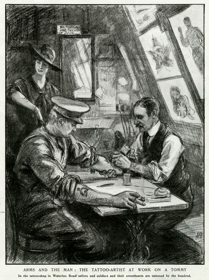 Tattoo Artist George Burchett His Shop Editorial Stock Photo - Stock ...