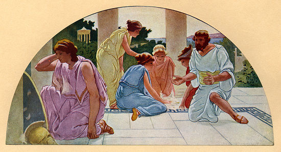 Washington Dc Usa Mural Painting Greek Editorial Stock Photo - Stock ...