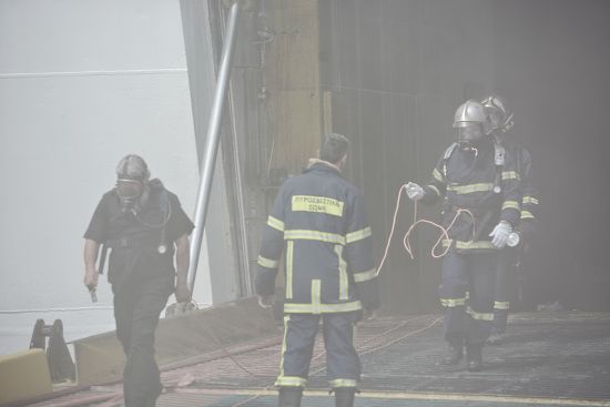 Firefighters Seen Working Hard Extinguish Fire Editorial Stock Photo ...