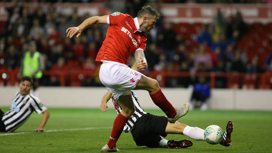 Federico Fernandez Blocks Daryl Murphys Shot Editorial Stock Photo - Stock Image | Shutterstock
