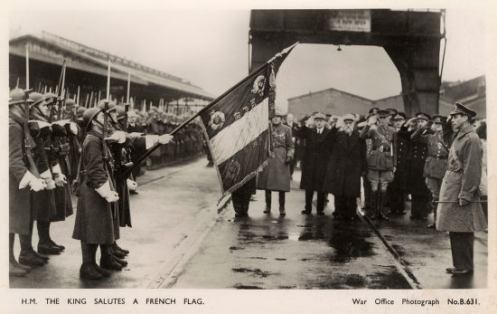 Ww2 Hm King George Vi Saluting Editorial Stock Photo - Stock Image ...