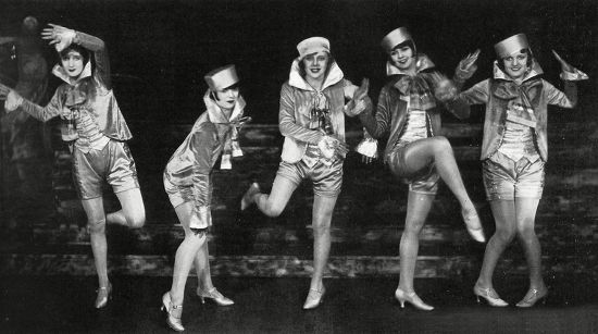 Dancers Performing Charleston Midnight Follies Cabaret Editorial Stock ...
