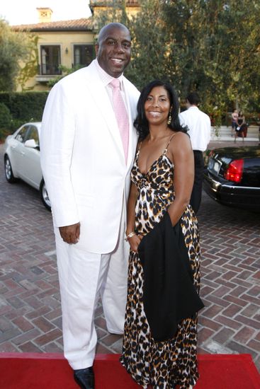 Earvin Magic Johnson Earleatha Cookie Johnson Editorial Stock Photo ...