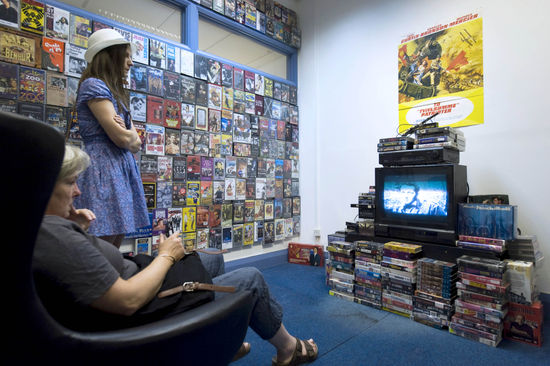 Selection Vhs Video Films Viewing Room Editorial Stock Photo - Stock ...