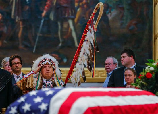 Sioux Native American Glynn Crooks Pays Editorial Stock Photo - Stock ...