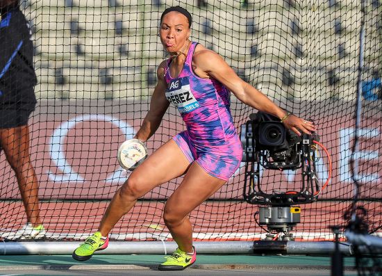Yaime Perez Cuba Competes Womens Discus Editorial Stock Photo - Stock ...