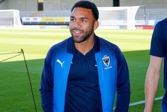 Wimbledon Midfielder Andy Barcham 17 Arrives Editorial Stock Photo ...