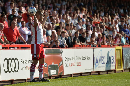 Luke Wilkinson Stevenage During Stevenage Vs Editorial Stock Photo ...