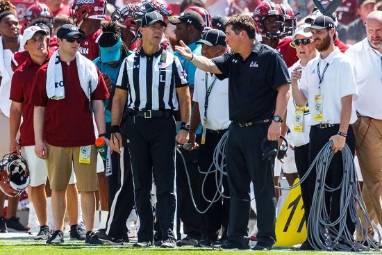 Gamecocks Head Coach Will Muschamp Pleads Editorial Stock Photo - Stock ...