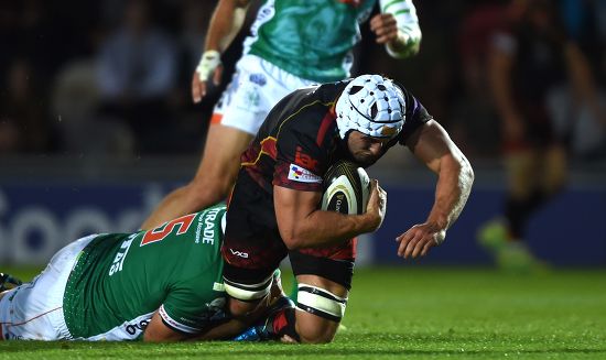Ollie Griffiths Dragons Tackled By Dean Editorial Stock Photo - Stock ...
