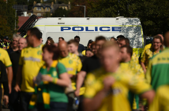 Police Monitor Grounds Outside Portman Road Editorial Stock Photo ...