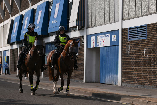 Police Monitor Grounds Outside Portman Road Editorial Stock Photo ...