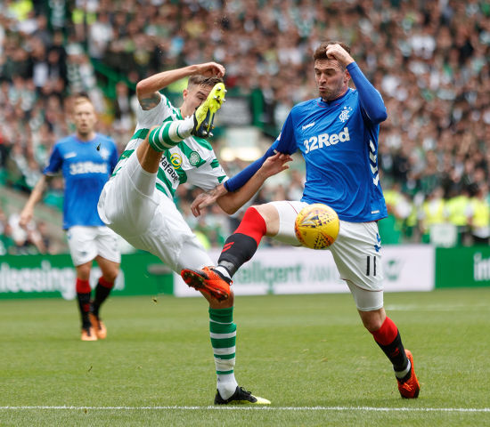Mikael Lustig Celtic Loses Possession Kyle Editorial Stock Photo ...