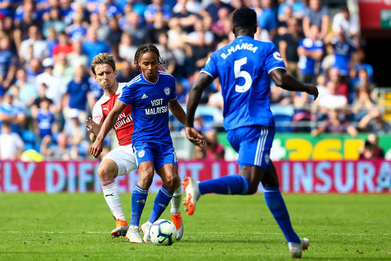 Bobby Reid Cardiff City Marked By Editorial Stock Photo - Stock Image ...
