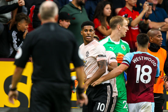 Marcus Rashford Manchester United Angry Figure Editorial Stock Photo ...