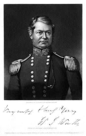 William Jenkins Worth American Military Commander Editorial Stock Photo ...