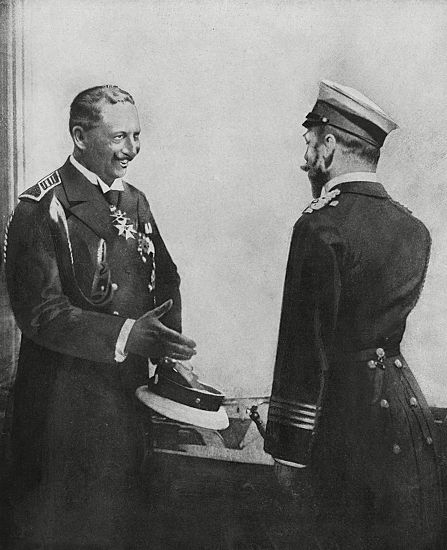 Meeting Between Kaiser Wilhelm Ii Germany Editorial Stock Photo - Stock ...