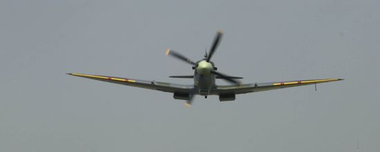 Spitfire Flown By Ray Hanna Passes Editorial Stock Photo - Stock Image ...