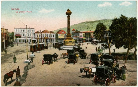 Column Marjeh Square Damascus Syria This Editorial Stock Photo - Stock ...