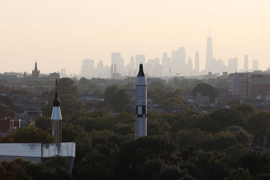 Rockets Hall Science Foreground New York Editorial Stock Photo - Stock ...