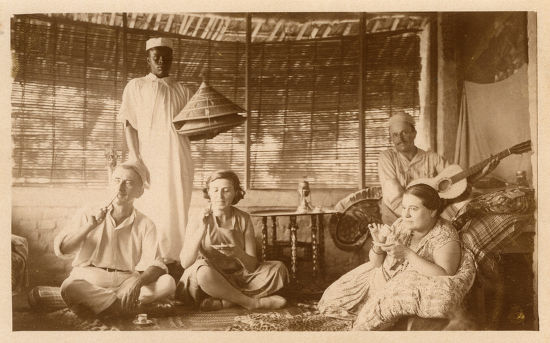 Colonial Tea Party Three Privileged People Editorial Stock Photo ...