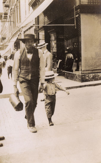 Amish Doctor Boy Walking Along North Editorial Stock Photo - Stock ...