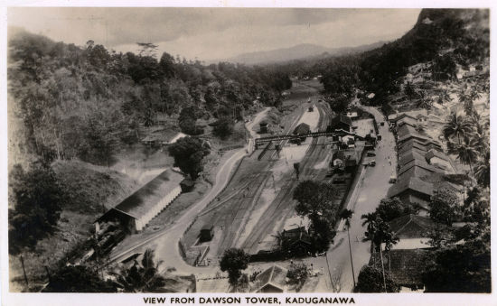 Aerial View Dawson Tower Kadugannawa Railway Editorial Stock Photo ...