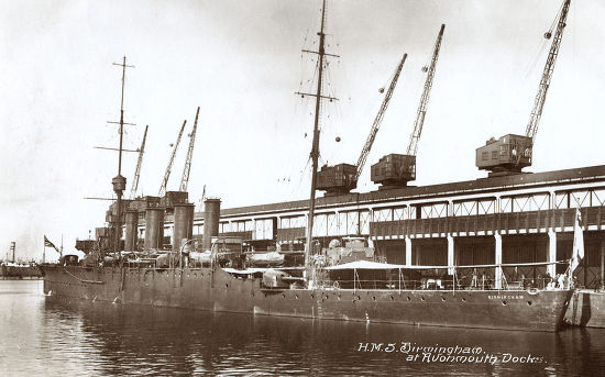 Hms Birmingham British Light Cruiser Seen Editorial Stock Photo - Stock ...