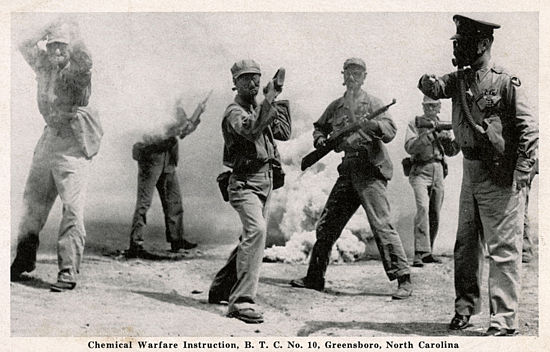Ww2 American Soldiers Undergoing Chemical Warfare Editorial Stock Photo ...